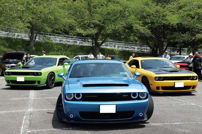 日本で一番! ?チャレンジャー密集度が高い場所 New Dodge Challenger's
